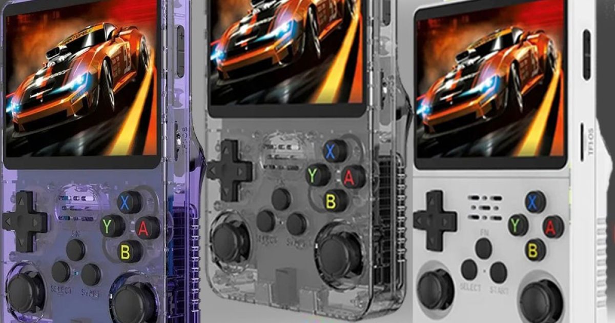 R36S Handheld Game Console 3.5Inch IPS Screen 128G Classic Retro Games Consoles Arkos System ...