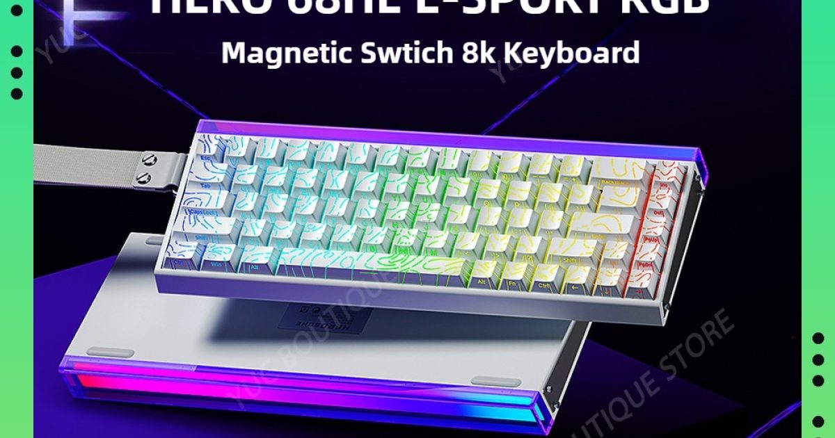 New AULA HERO 68HE/ULTRA INSTOCK Magnetic Switch Gaming Keyboard E ...