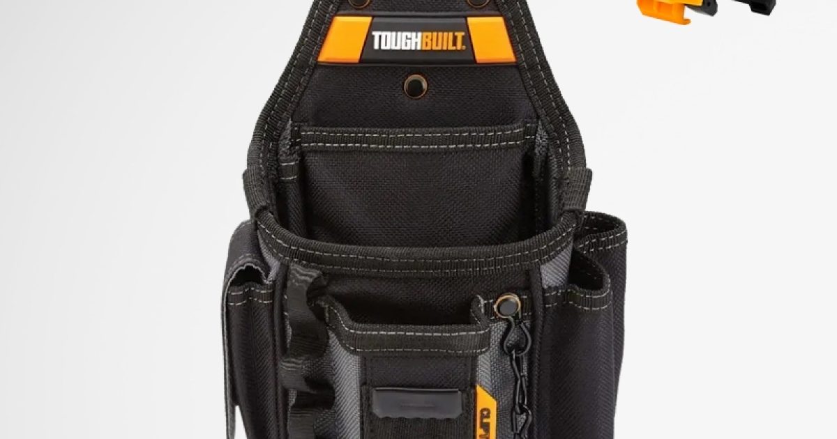 TOUGHBUILT TB-CT-34 Small Electrician Pouch Adjustable 13 Pockets With ...