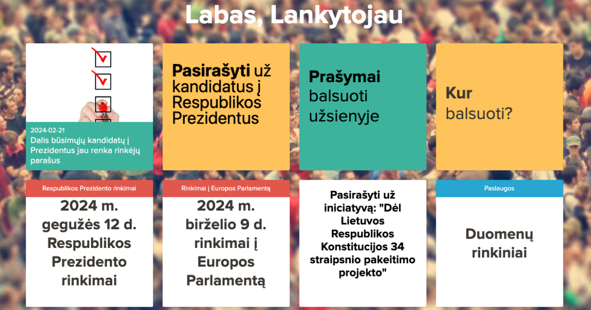 Jau galite paremti savo kandidatą į Prezidentus: prasidėjo parašų ...